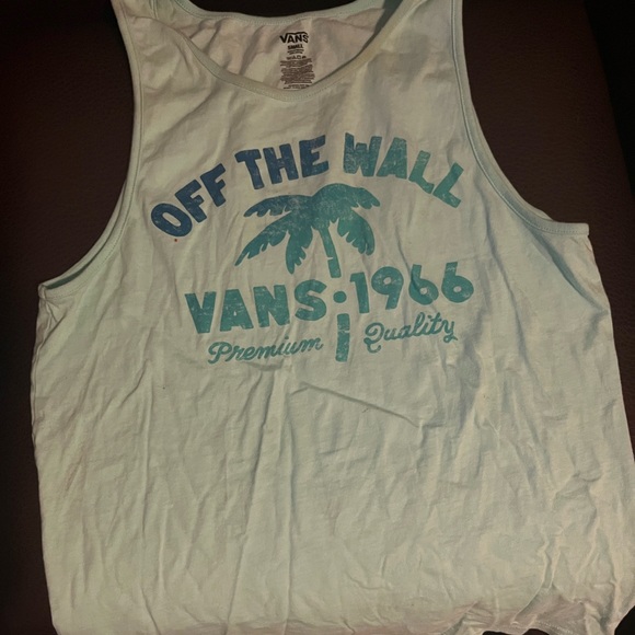 Vans | Shirts | Mens Vans Muscle Tank With Gradient Palm Tree Logo ...